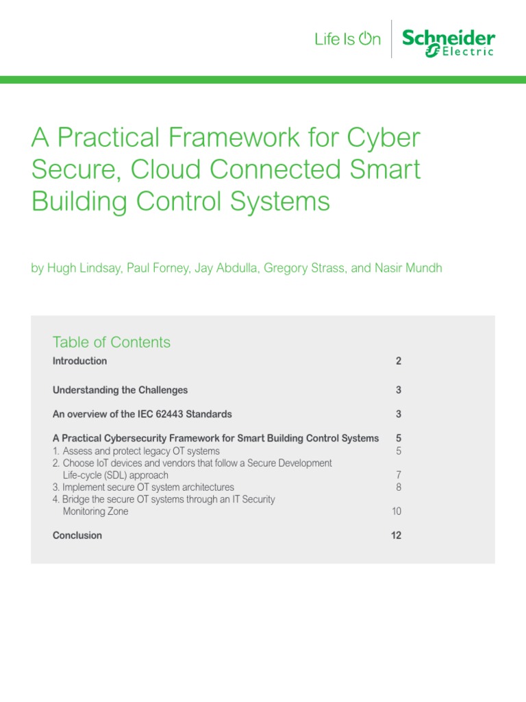 A Practical Framework For Cyber Secure, Cloud Connected Smart Building ...