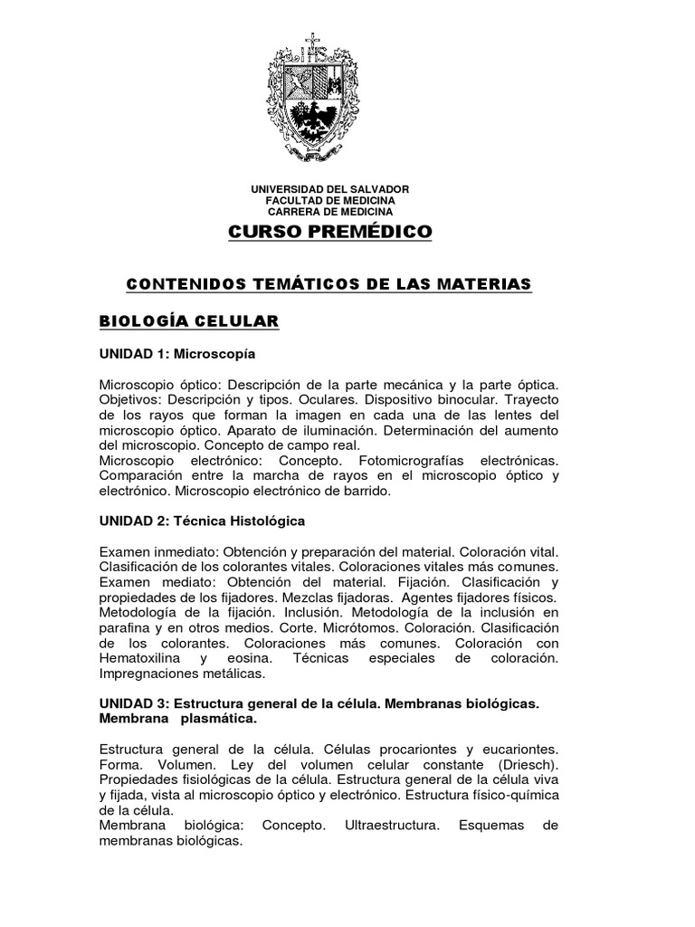 Programas Materias | PDF