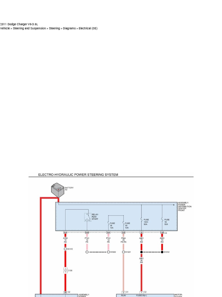 Electro Hydraulic Power Steering Ehps System Steering Alldata