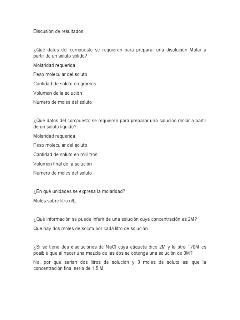 Discusión de Resultados | PDF