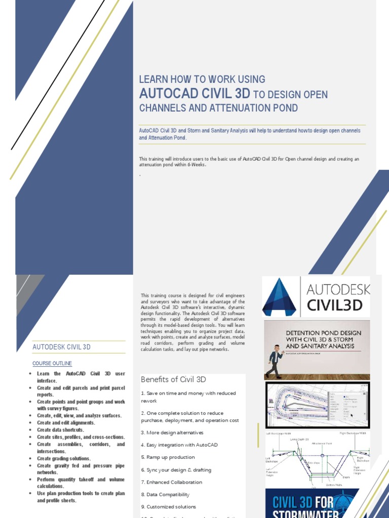 Training For Civil 3D | PDF | 3 D Computer Graphics | Auto Cad