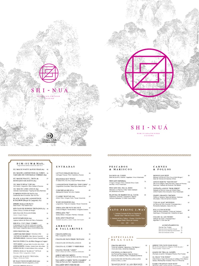 Carta Shi Nua Salon | PDF