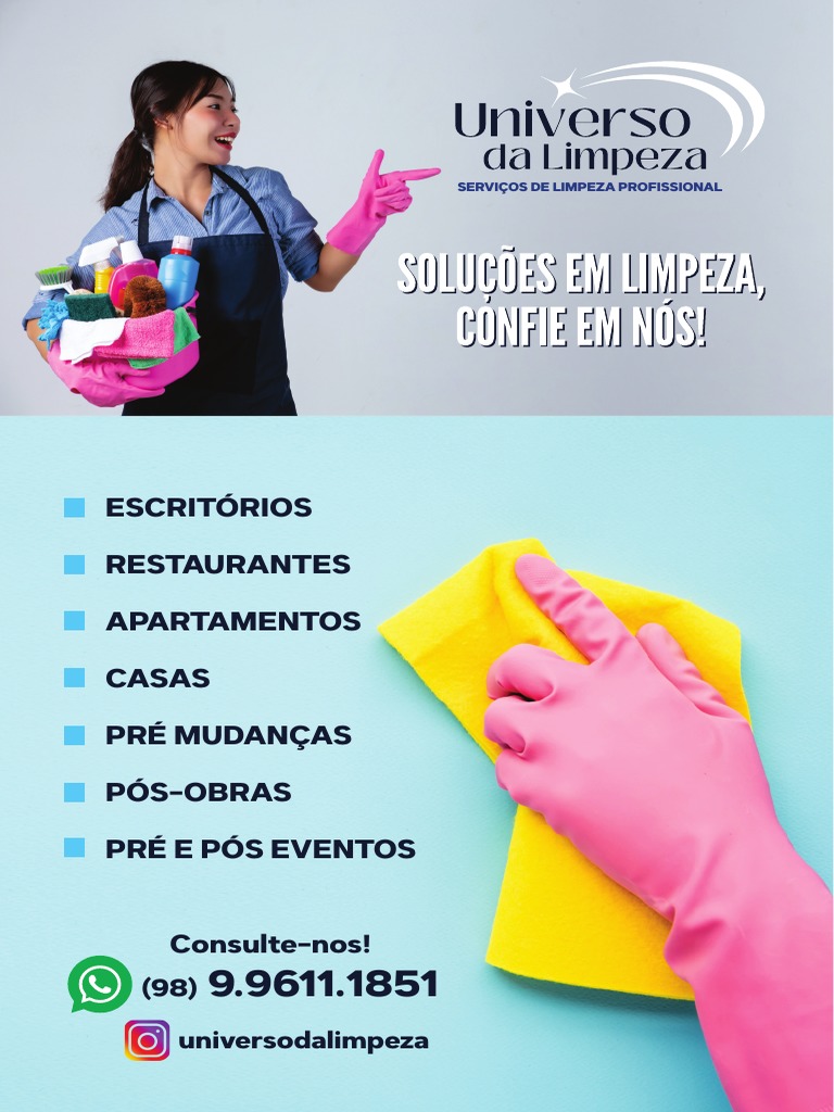 Panfleto Universo Da Limpeza | PDF