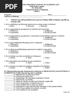 Simuno at Panaguri Worksheet | PDF