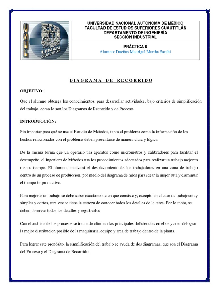 1305 C - P06 Diagrama de Recorrido | PDF | Residuos