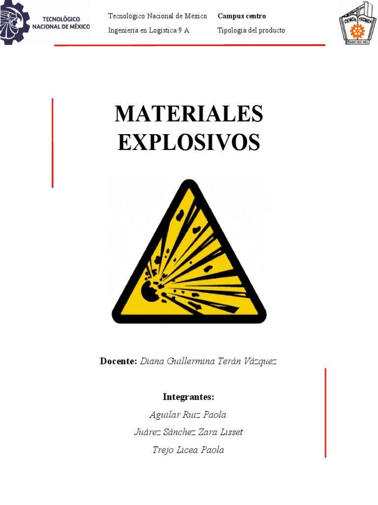Materiales Explosivos | PDF | Fertilizante | Química