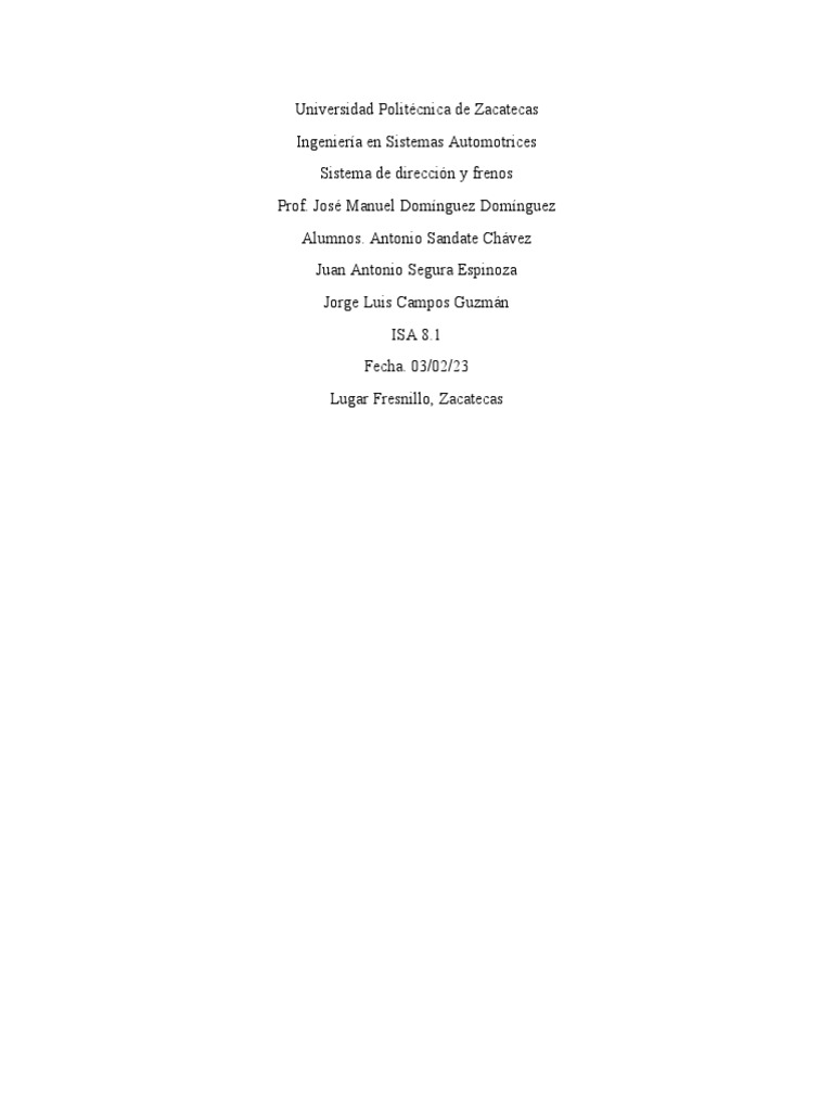 Reporte de Pieza | PDF