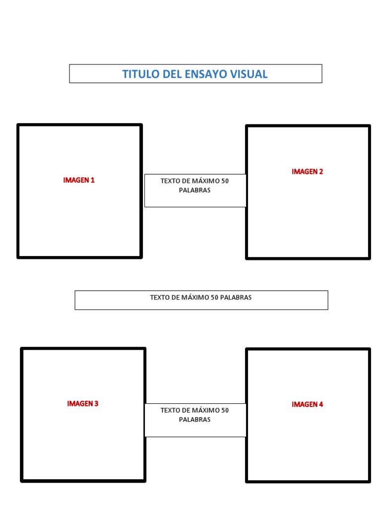 Estructura Ensayo Visual | PDF