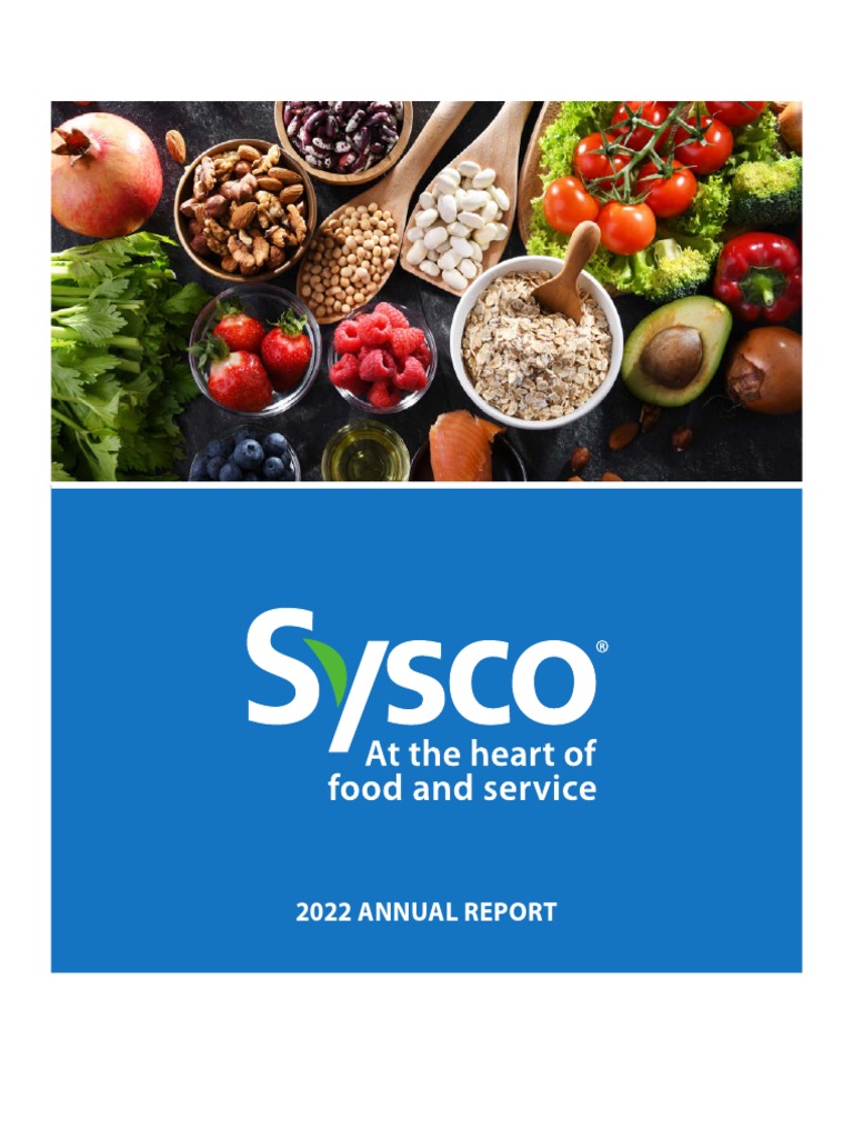 Sysco 2022-Annual-Report Web | Download Free PDF | Form 10 K | Supply Chain