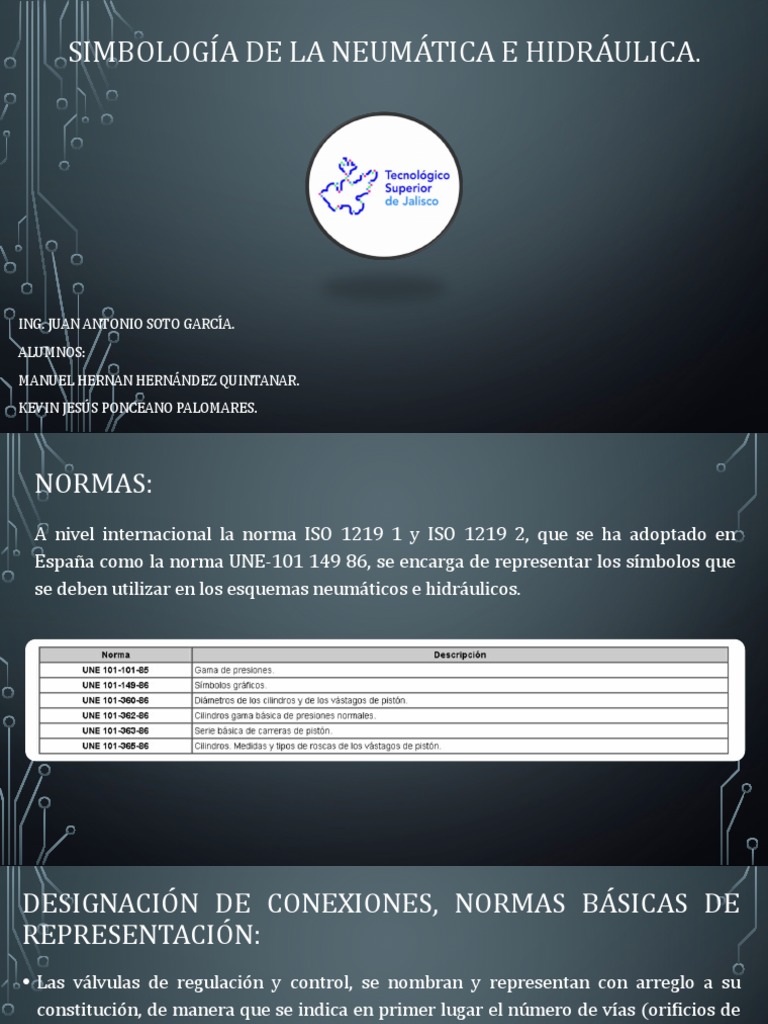Simbología de La Neumática e Hidráulica. | PDF