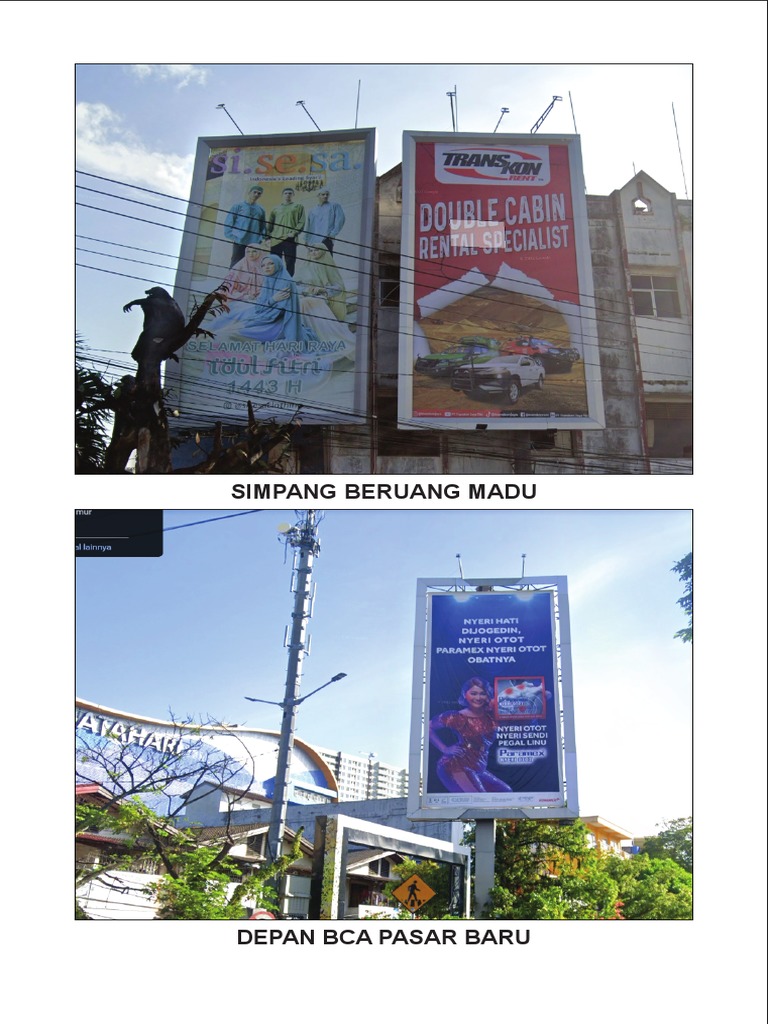 Titik Pemasangan Baliho | PDF