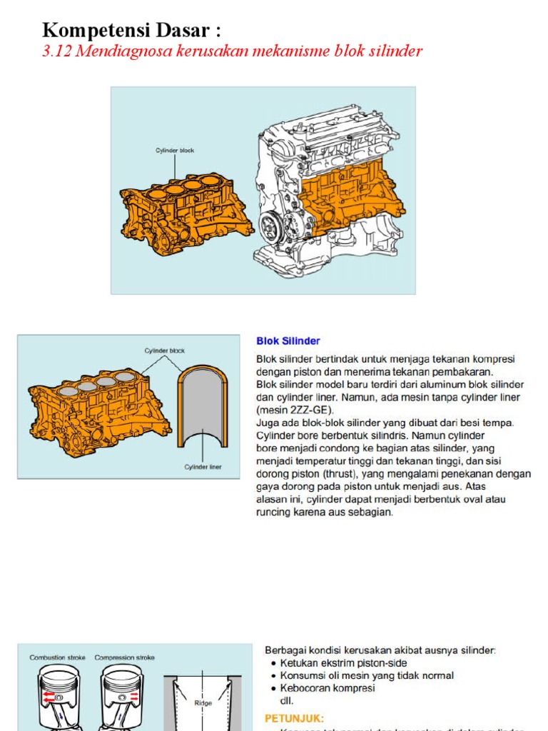 Materi PPT Blok Silinder Kelas XII | PDF
