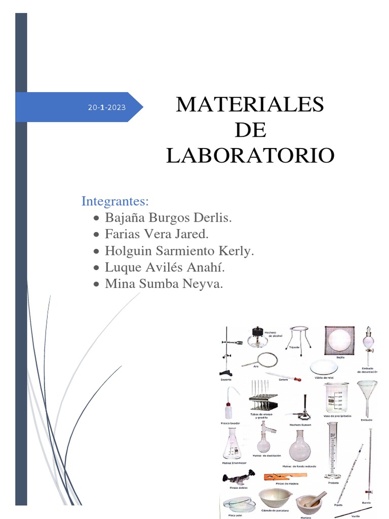 Grupal. Materiales de Laboratorios | Descargar gratis PDF | Laboratorios | Ciencias fisicas
