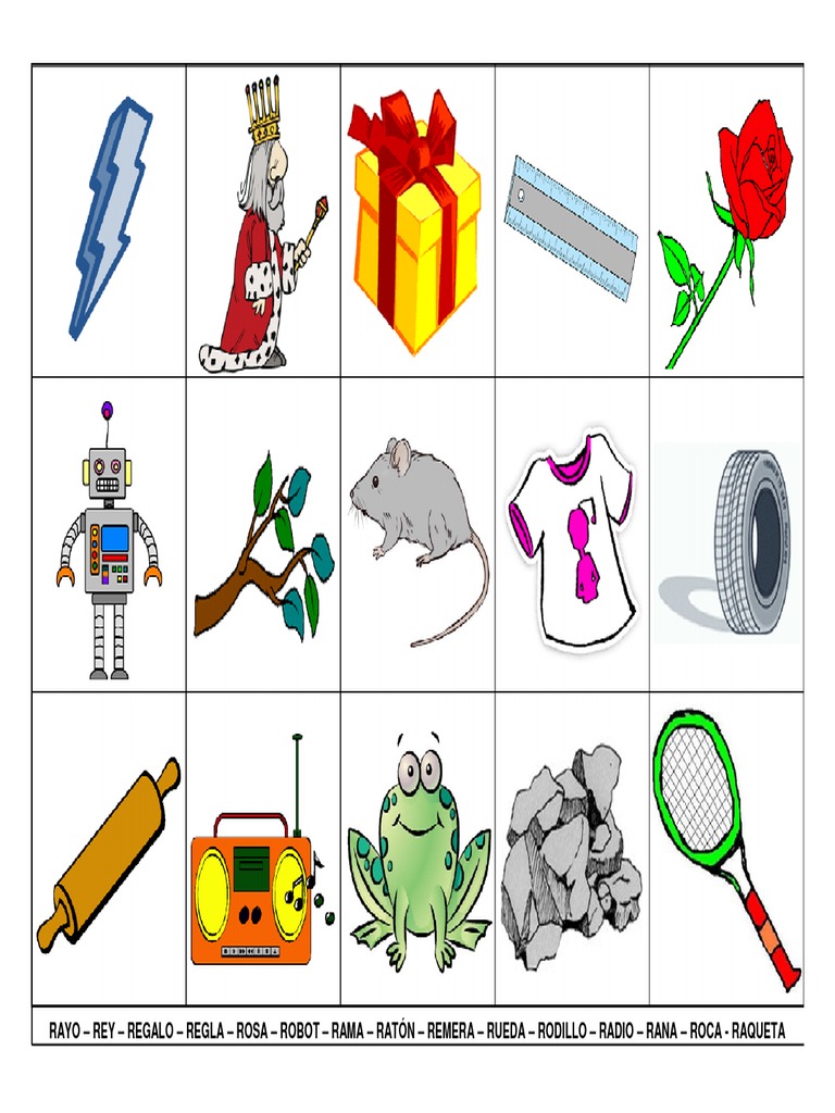 Bingo Fonema R | PDF