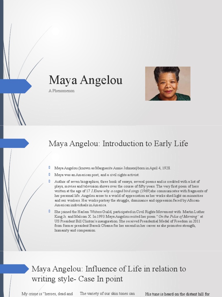 Maya Angelou | PDF | Maya Angelou
