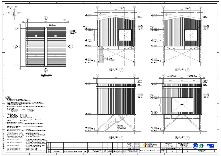 1-001-C-0008-05 - Roofing - Siding Plan - View Rev.A | PDF