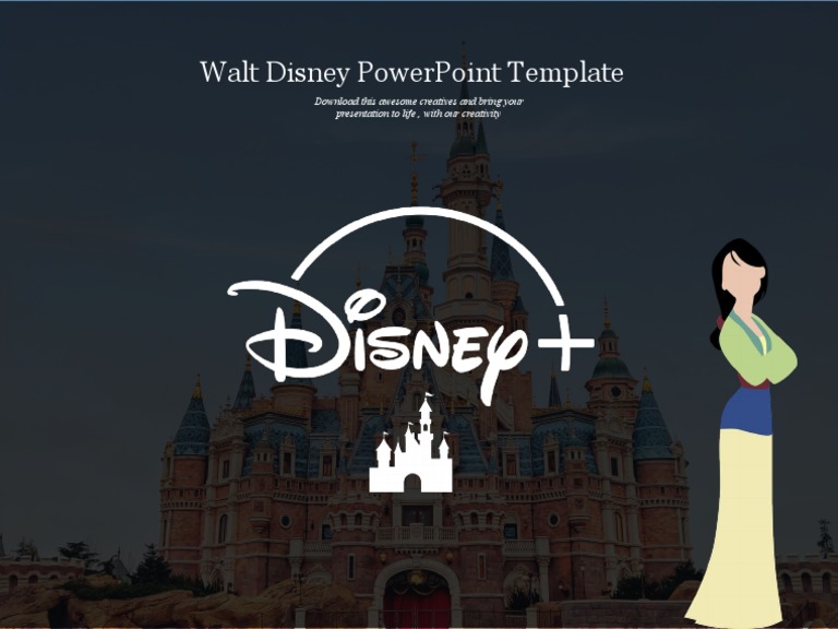 Walt Disney PowerPoint Template 4 3 | PDF