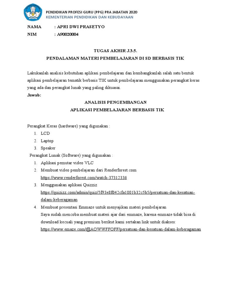 TA - J.3.5. Apri Dwi Prasetyo | PDF