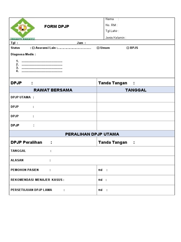 Form DPJP & Raber | PDF