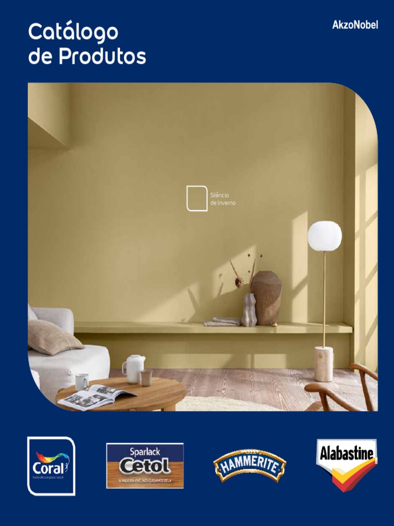 Catálogo de Produtos Coral: Cores para Decorar e Proteger seu Lar | PDF ...