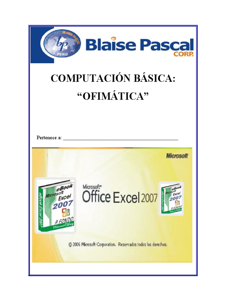 Manual de Execl | PDF | Microsoft Excel | Hoja de cálculo