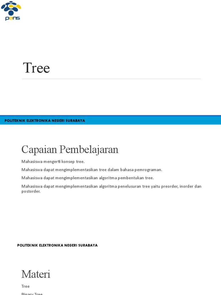Struktur dan Traversal Tree dalam Pemrograman | PDF | Metode & Bahan Ajar
