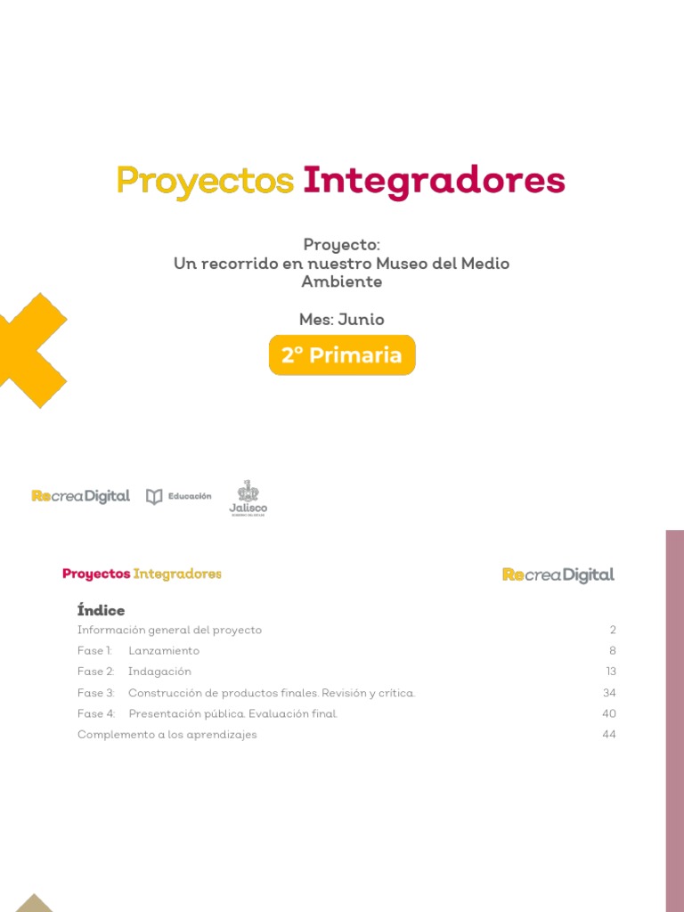 ? MT Ficha Didáctica - Proyecto Integrador - 2do Grado - Junio | PDF | Blog | Diseño