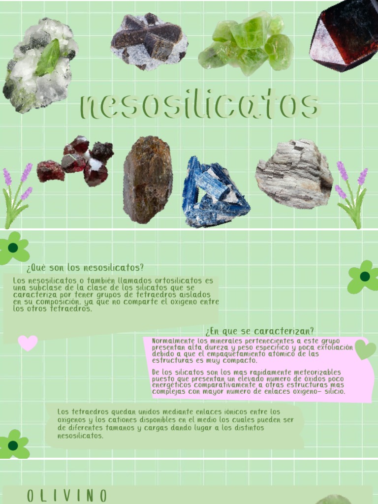 Neso Silicatos | PDF | Minerales | Mineralogía
