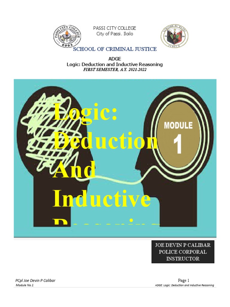 Module1 ADGE | PDF | Logic | Reason