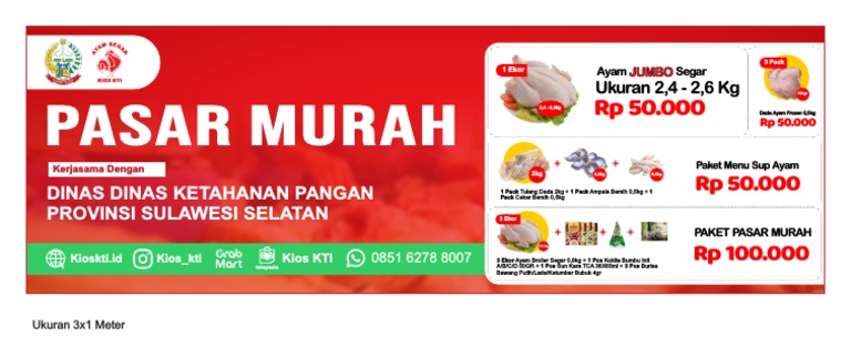 Spanduk Pasar Murah 3x1 Meter | PDF | Kesehatan Holistik