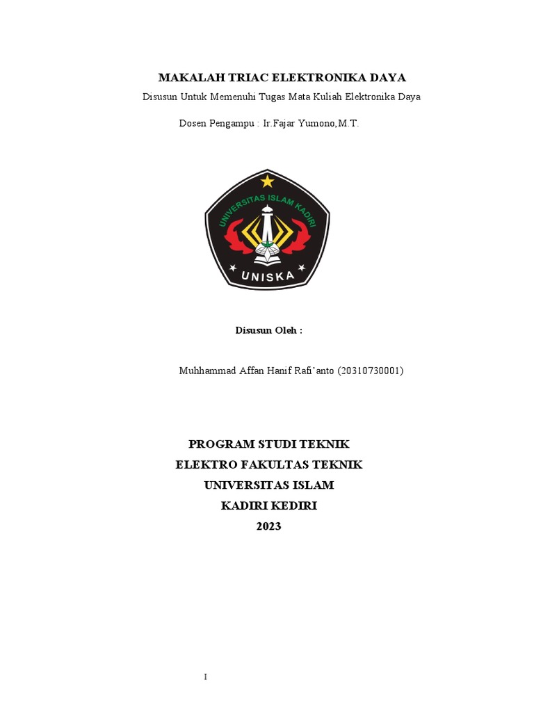 Makalah Triac Elda | PDF