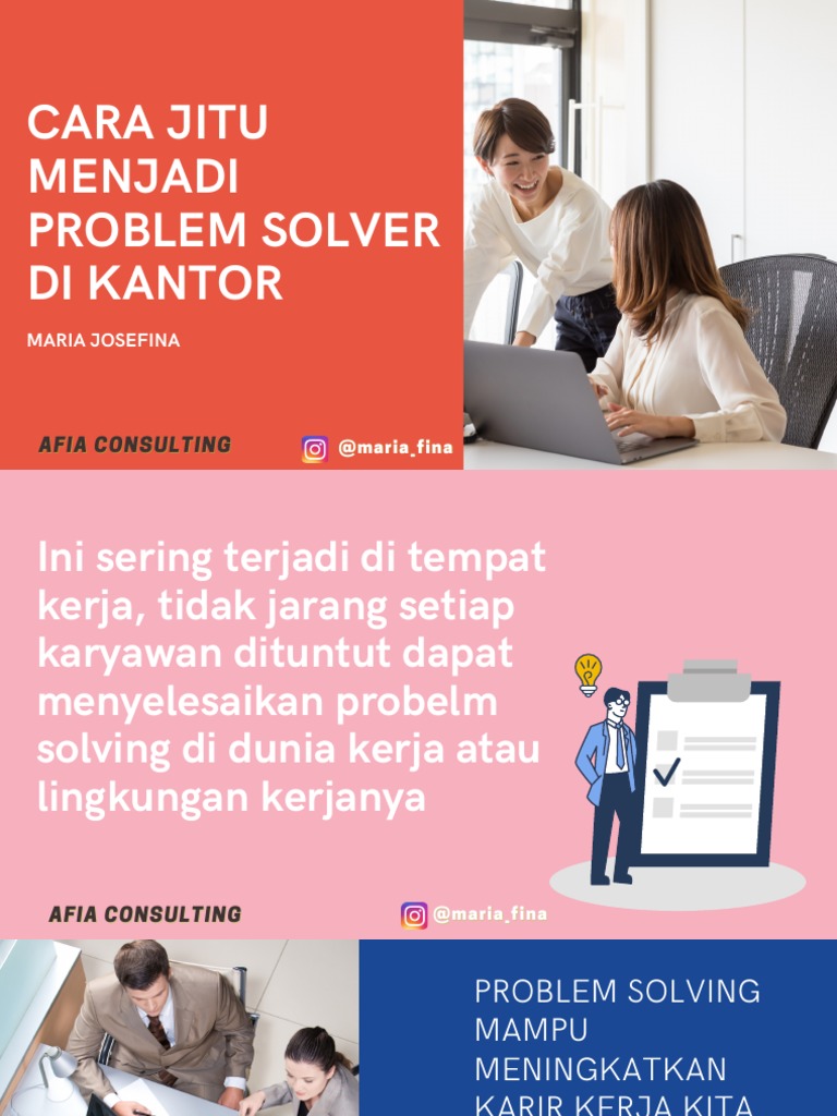 Cara Jitu Menjadi Problem Solver Di Kantor | PDF | Karier & Perkembangan