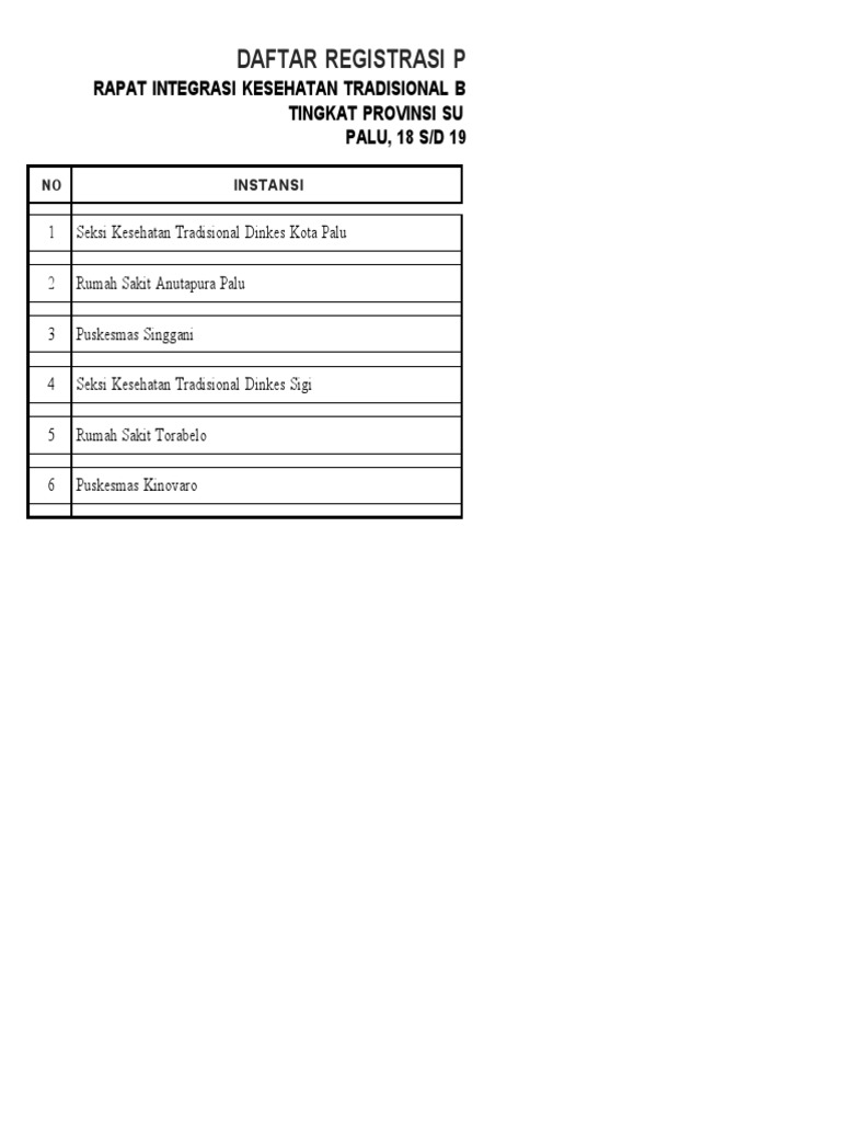 Registrasi Peserta-1 | PDF