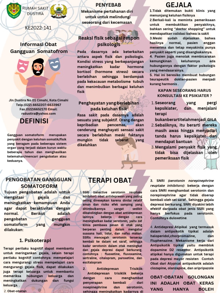 Ke222-141 Informasi Obat Gejala Somatoform | PDF | Pengembangan Diri | Kesehatan Holistik