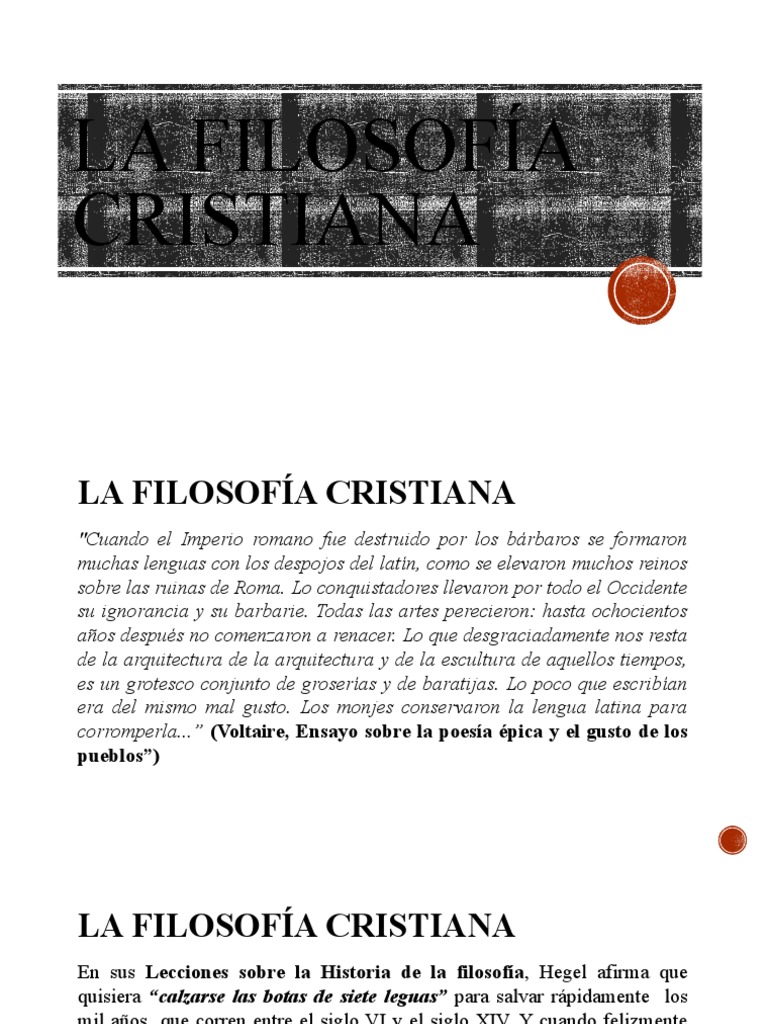 Existencia y Naturaleza de la Filosofía Cristiana | PDF | Metafísica | Dios