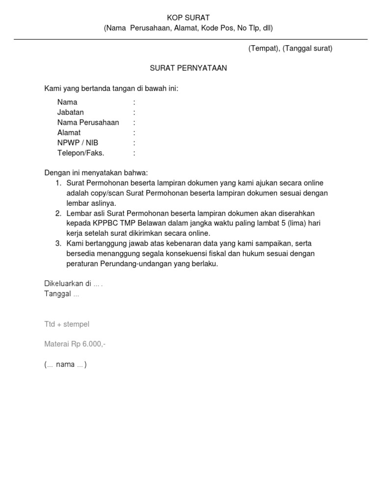 Contoh Surat Legal Opinion Perusahaan | PDF | Pengelolaan Keuangan ...