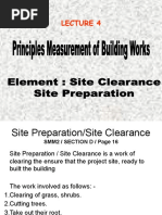 Site Clearance Measurement Guidelines | PDF | Framing (Construction ...