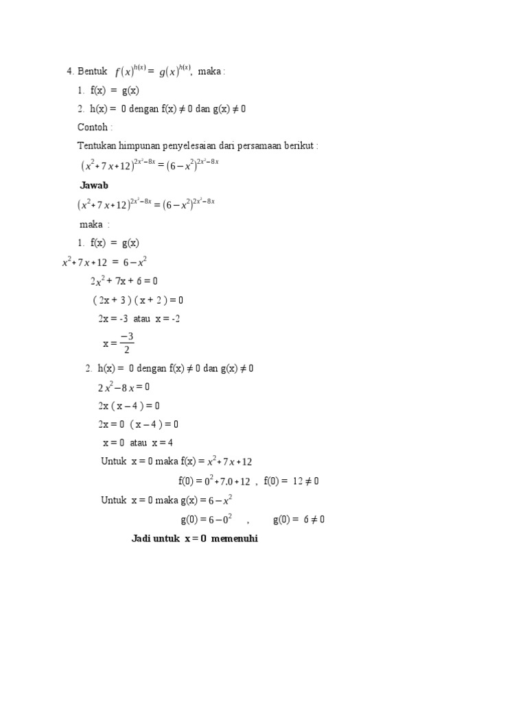 Persamaan Eksponensial (4,5,6) | PDF