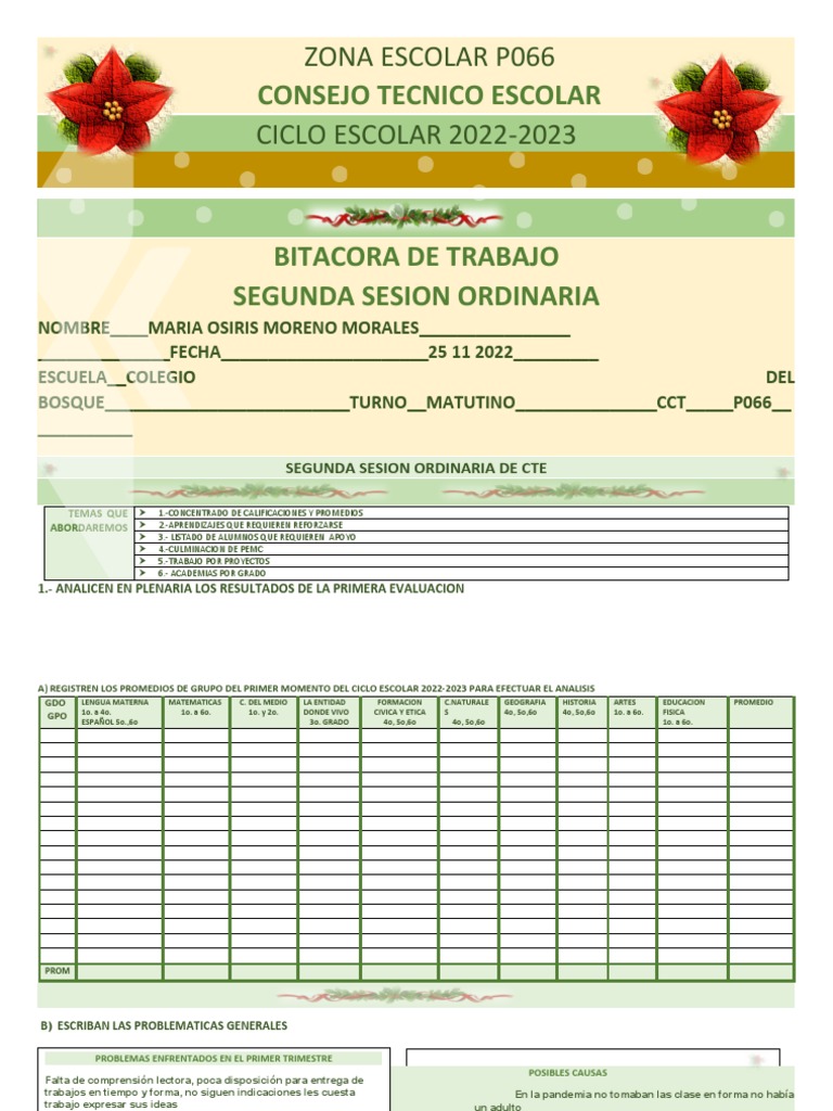 Bitacora 2da Sesion 22-2 | PDF Bitacora 2da Sesion 22-2 | PDF