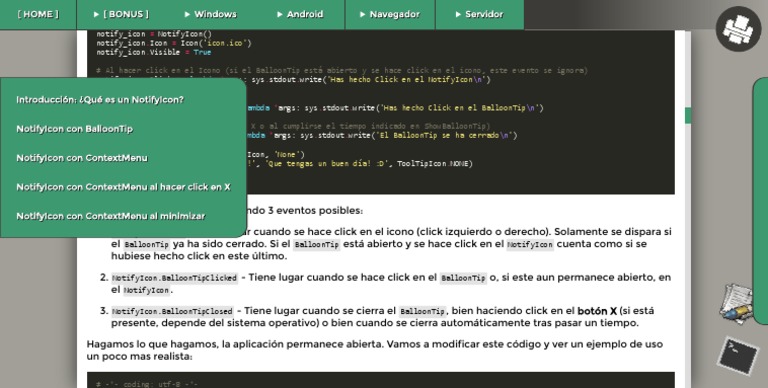 IronPython - PythonNET - NotifyIcon5 | PDF