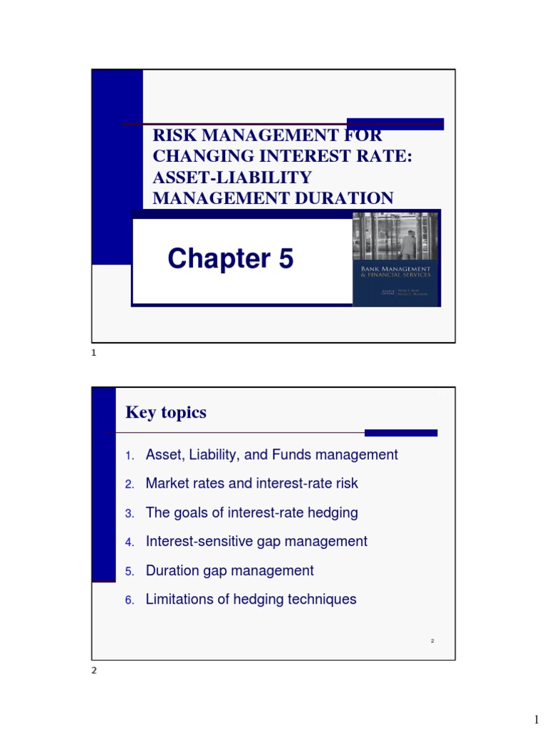 Managing Interest Rate Risk An Analysis Of Asset Liability Management