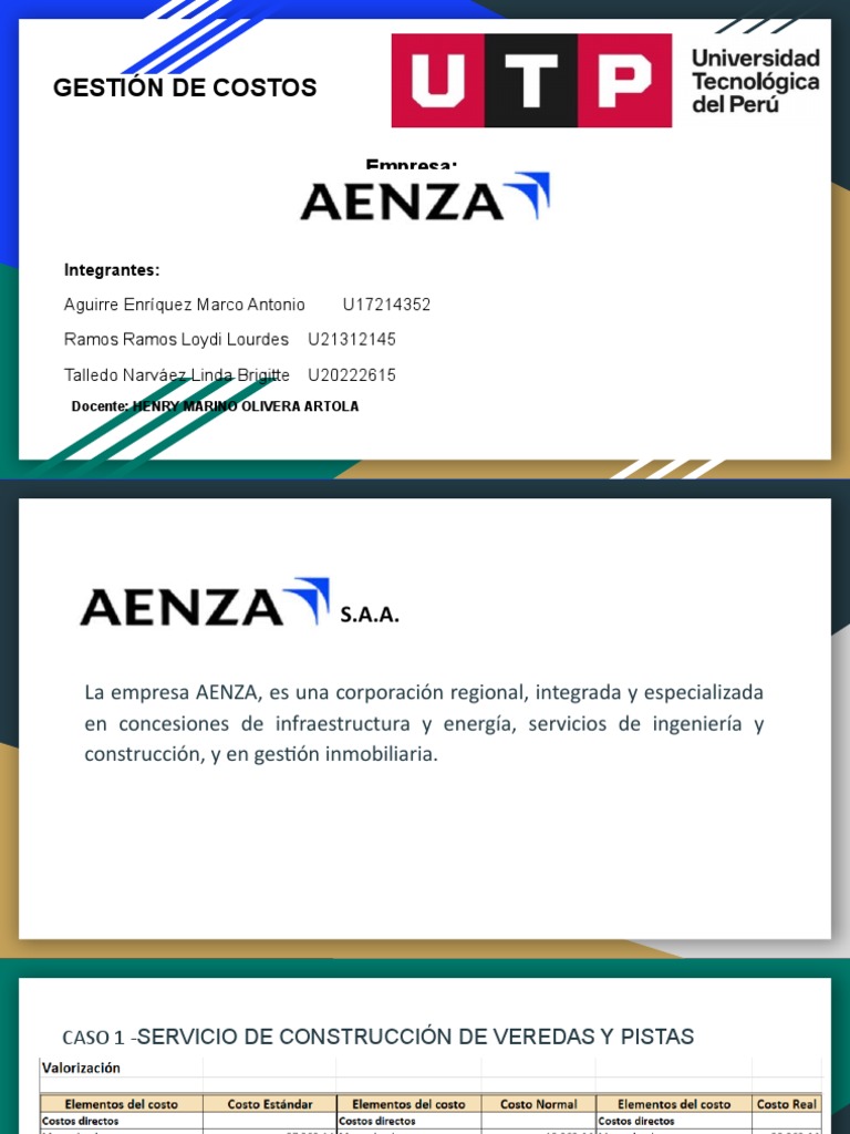 TA1-AENZA SAA Presentacion | PDF