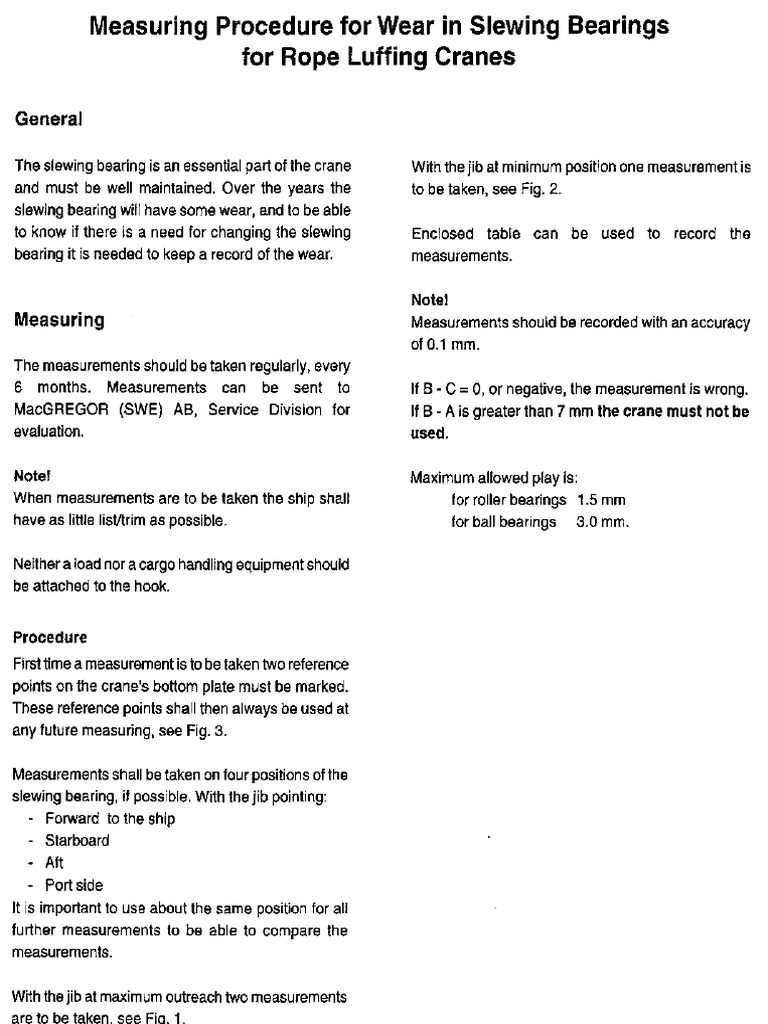 Cranes Rocking Tests | PDF