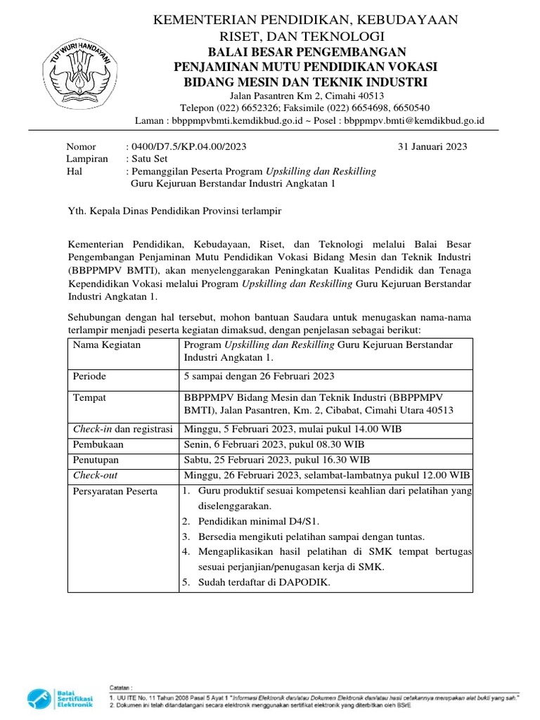 PMGL Upre Angkatan 1 PLTS | PDF