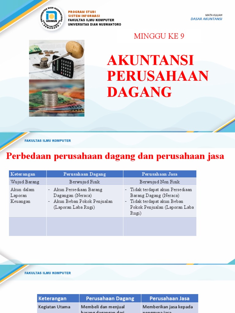Neraca Lajur Perusahaan Dagang | PDF