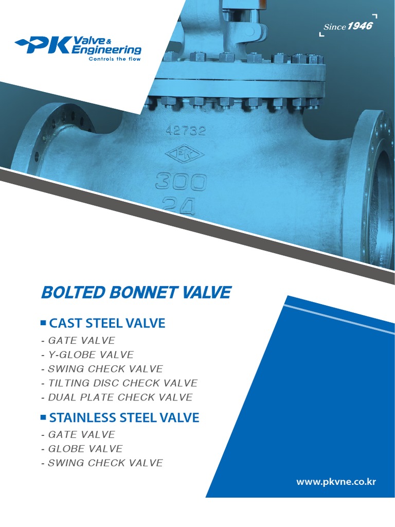 Bolted Bonet Valve | PDF | Valve | Mechanical Engineering