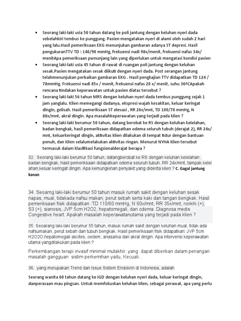 Kisi2 UAS KMB JEPUR (Belum) | PDF | Sains & Matematika