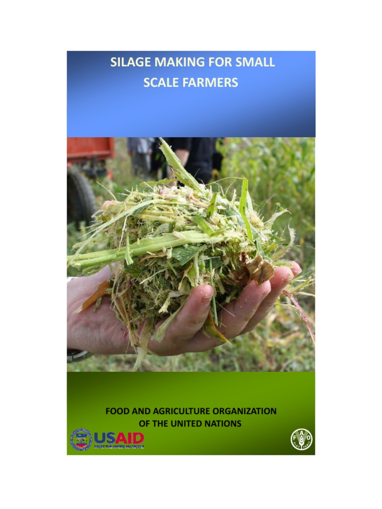 Silage Making For Small Farms | PDF | Maize | Hay