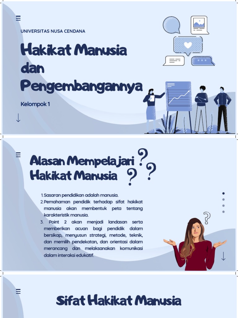 Hakikat Manusia Dan Pengembangannya | PDF | Sains & Matematika