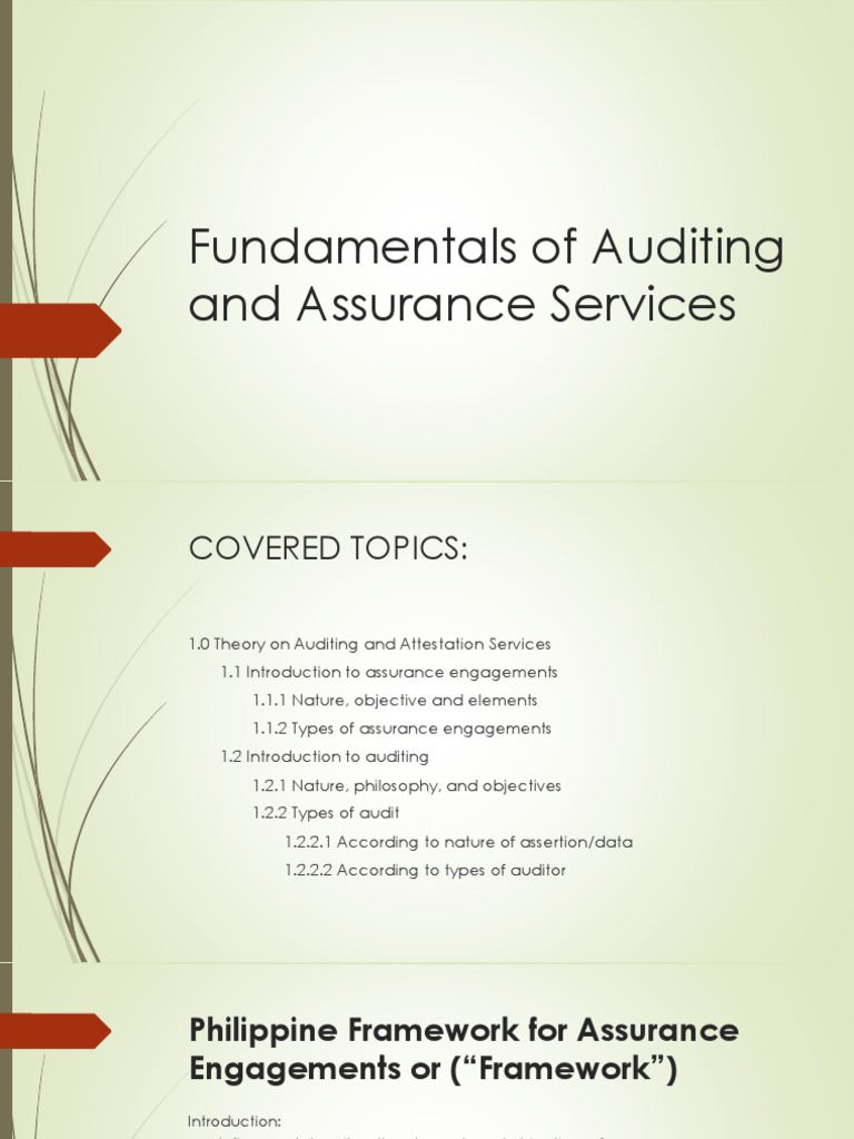 Fundamentals of Auditing and Assurance Services | PDF | Audit | Financial Audit